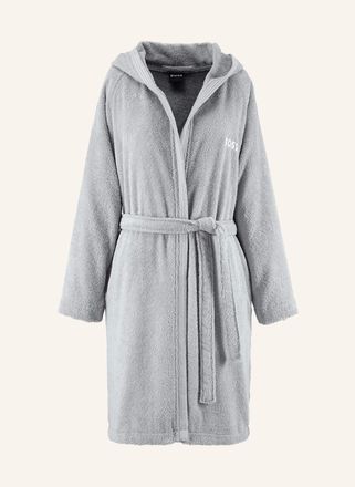 HUGO BOSS Bademantel Edge grau