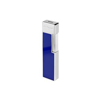 S.T. Dupont 030005 Feuerzeug Twiggy Blau/Chromfarben