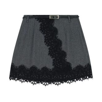 Imperial Femme, Jupes, Gris, Taille: 40 FR Minigonna