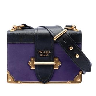Prada Pre-owned Cahier Umh&auml;ngetasche - - Pre-owned - Damen - Lila - ONE SIZE