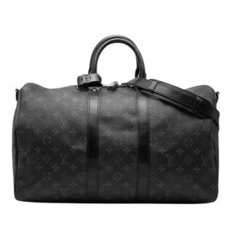 Louis Vuitton Pre-owned Keepall Bandouliere 45 - Femme - Pre-owned - Noir - Taille: ONE Size