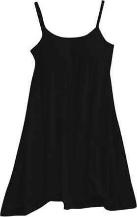 Generic Chemise De Nuit Femme Bretelles avec Soutien-Gorge Intégré Fond De Robe Nuisette Robe De Chambre Elégant T Shirt De Nuit Sexy Respirants Sleepwear À I