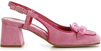 Caf&egrave;noir Cafe Noir CHAUSSURE OUVERTE EN DAIM AVEC CHA&Icirc;NE - C1EL5050, rose, 40 EU