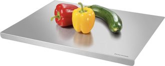 Tescoma Edelstahl-Platte für Zubereitung von Lebensmitteln GrandCHEF 45 x 35 cm, Stahl