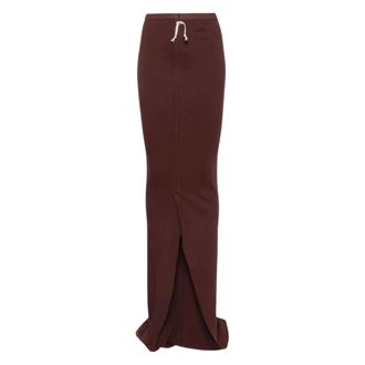 Rick Owens Jupe Maxi Edfu Douce - Femme - Jupes - Brun - Taille: 38 FR