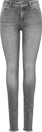 Only NOS Onlblush Mid Sk Ank Raw Jns Rea0918 Noos, Jean skinny Femme, Gris (Grey Denim Grey Denim), 34 /L34 (Taille fabricant: X-Small)