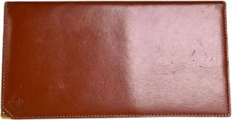Saint Laurent Portefeuille Vintage Pre-owned - Femme - Pre-owned - Brun - Taille: ONE Size