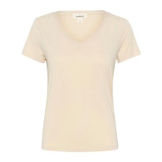 Soaked In Luxury Femme, Tops, Beige, Taille: 42 FR T-Chemises