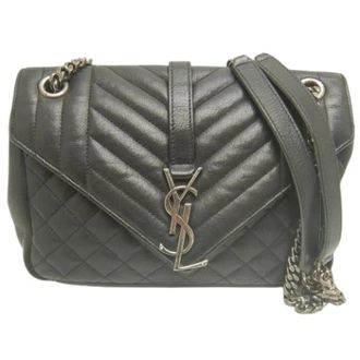 Saint Laurent Pre-owned Vintage Schultertasche - - Pre-owned - Damen - Schwarzk - ONE SIZE