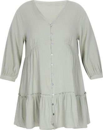 Usha Kleid in gro&szlig;en Gr&ouml;&szlig;en Frauen Gr&uuml;n