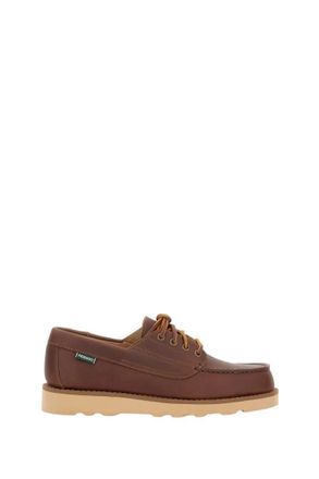 Sebago Loafer - Brown Calfskin Suede Loafers With Moccasin Stitchi - Gr. 11 - in Braun - f&uuml;r Damen