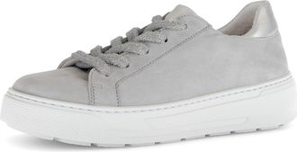 Gabor Damen Low-Top Sneaker, Frauen Halbschuhe,Best Fitting,dad Shoes,straßenschuhe,Strassenschuhe,Sportschuhe,lightgrey/Silber,37.5 EU / 4.5 UK
