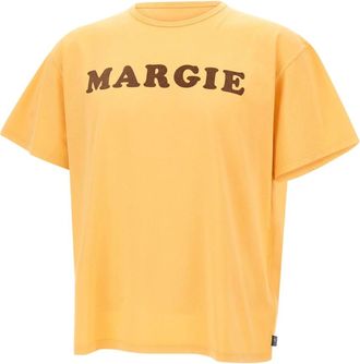 Maison Margiela Vintage Jersey T-Shirt - - Tops - Herren - Orange - L