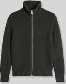 Marc O'Polo Strickjacke aus Schurwolle mit Stehkragen