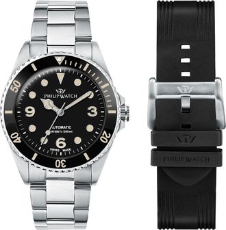 Philip Watch Philip Watch Herren-Uhren-Sets Analog Automatik