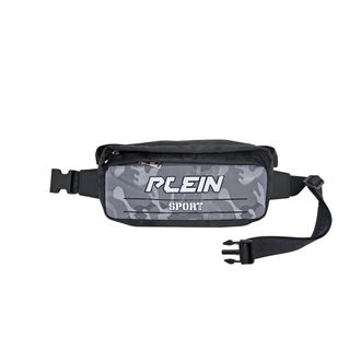 Plein Sport Plein Sport Logo Print H&uuml;ftgurt Bauchtasche Medium Aips805 - - Sport - Herren - Grau - ONE SIZE