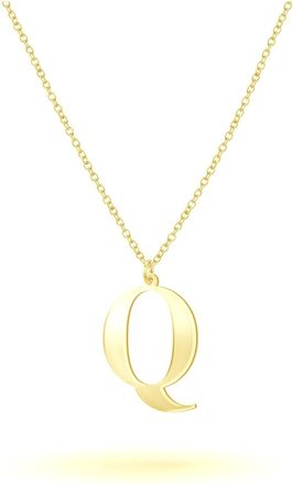 Beka & Bell BEKA&BELL Anhänger mit Kette 925-Sterling Silber vergoldet Glänzend 45cm