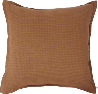 Gabrielle Paris Taie doreiller en lin lav&eacute; vichy Gabrielle Paris