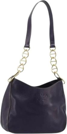 Prada Sac bandouli&egrave;re vintage doccasion - Femme - Pre-owned - Violet - Taille: ONE Size