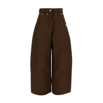 Simone Rocha Wide Jeans - - Jeans - Damen - Braun - 2XS