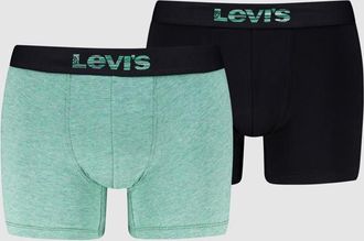 Levi's Hatch Flower Boxer Brief 2 Pack - Homme - Multicolore / Green/Black - XL