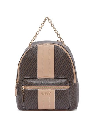 Liu Jo sac &agrave; dos &agrave; motif monogramm&eacute; - Marron