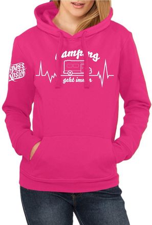 Spass Kostet Frauen Damen Kapuzenpullover Wohnmobil Camping geht Immer Hoodie zelten Camper