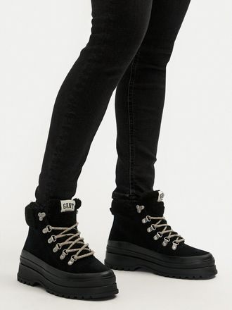 GANT Schn&uuml;rstiefeletten Gant Wintly 29543794 Schwarz