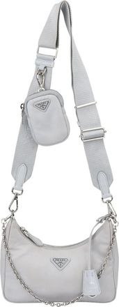 Prada Crossbody Bags - Prada Nylon Triangle Re-Edition Crossbody Bag - Gr. unisize - in Blau - für Damen