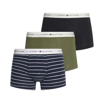 Tommy Hilfiger Homme, Sous-v&ecirc;tements, Multicolore, Taille: S 3P Trunk Print