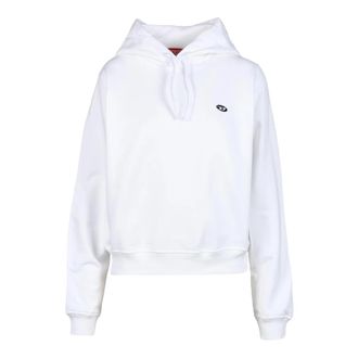 Diesel Baumwoll-Sweatshirt - - Sweatshirts & Hoodies - Damen - Wei&szlig; - S