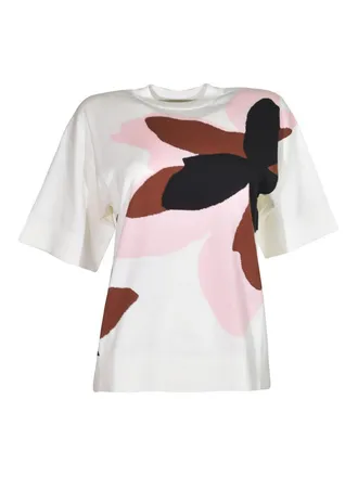 Plan C Pull Col Rond - Rouge