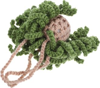 Valiclud Handgefertigter H&auml;kel Pflanzen anh&auml;nger f&uuml;r Autospiegel Dekoratives Geh&auml;keltes Auto h&auml;ngeornament aus Sicherer Wolle Modischer R&uuml;ckspiegel schmuck f&uuml;r