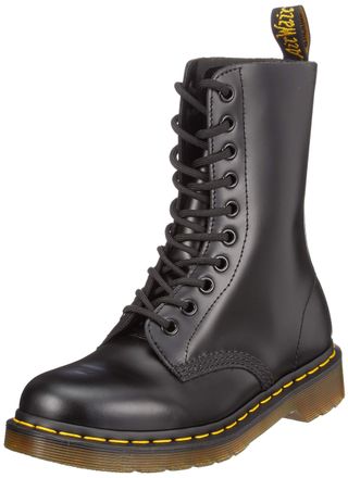 Dr. Martens 1490Z Smooth Black 11857001, Unisex-Erwachsene Stiefel, Schwarz (Black), EU 36 (UK 3)