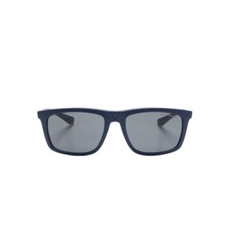 Emporio Armani Homme, Accessoires, Bleu, Taille: 55 MM Lunettes de soleil