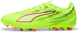 Puma Unisex Ultra 6 Play MG Fu&szlig;ballschuh, Yellow Alert Black-Glowing Red-Lime Squeeze, 43.5 EU, Yellow Alert PUMA Schwarz Leuchtend rot Lime Squeeze, 44 EU