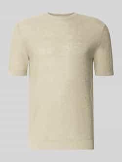 Antony Morato T-Shirt aus Leinen-Viskose-Mix mit Rundhalsausschnitt