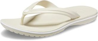 Crocs Unisexe Adulte Crocband Flip Tongs, Bone, 45/46 EU