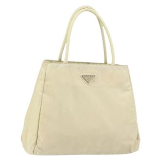 Prada Pre-owned Nylon Tote Bag - - Pre-owned - Damen - Beige - ONE SIZE