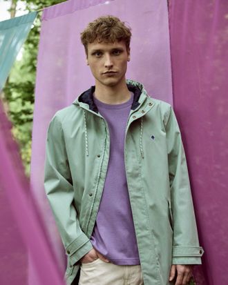 Faguo Veste coupe vent vert clair