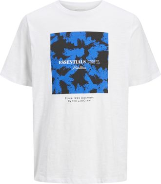 Jack & Jones Jjjeff Monochrome Shape Tee Ss Crew Neck
