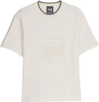 adidas T-shirt graphique Tigre - Homme - Tops - Blanc - Taille: XS