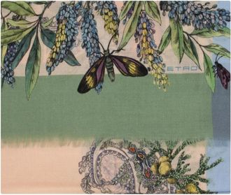 Etro Femme, Accessoires, Multicolore, Taille: ONE Size Floral Scarf