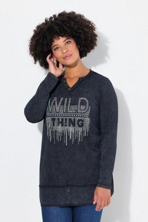 Angel Of Style Longsleeve T-Shirt Comfort Fit Wild Thing Print Langarm