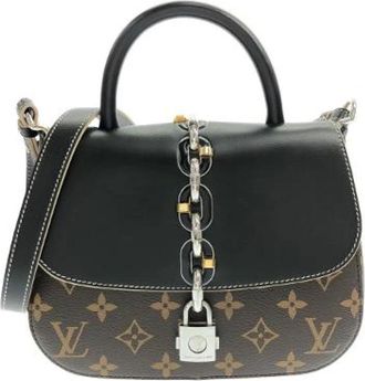 Louis Vuitton Sac bandouli&egrave;re Chain It Monogram Pre-owned - Femme - Pre-owned - Noir - Taille: ONE Size