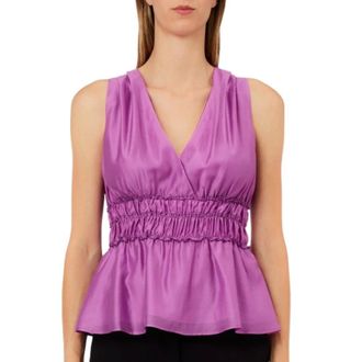 Liu Jo Femme, Tops, Violet, Taille: 40 FR D&eacute;bardeur