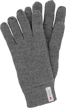 Indicode Hommes Jason Gloves | Gants avec doublure polaire Lt Grey Mix M/L