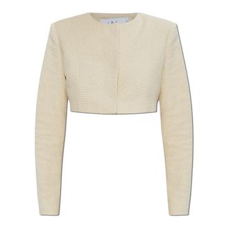 Iro Iro, Femme, Vestes, Beige, Taille: 38 FR Veste courte Saline