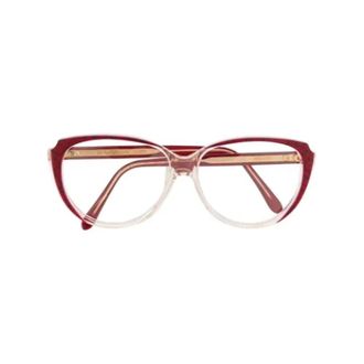 Saint Laurent Pre-owned Acetat sonnenbrillen - - Pre-owned - Damen - Rot - ONE SIZE