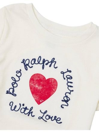 Polo Ralph Lauren Heart Logo Cotton T-Shirt - White